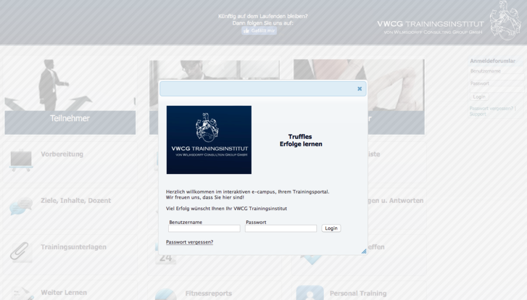 Digitale Lernwelt – VWCG Trainingsinstitut